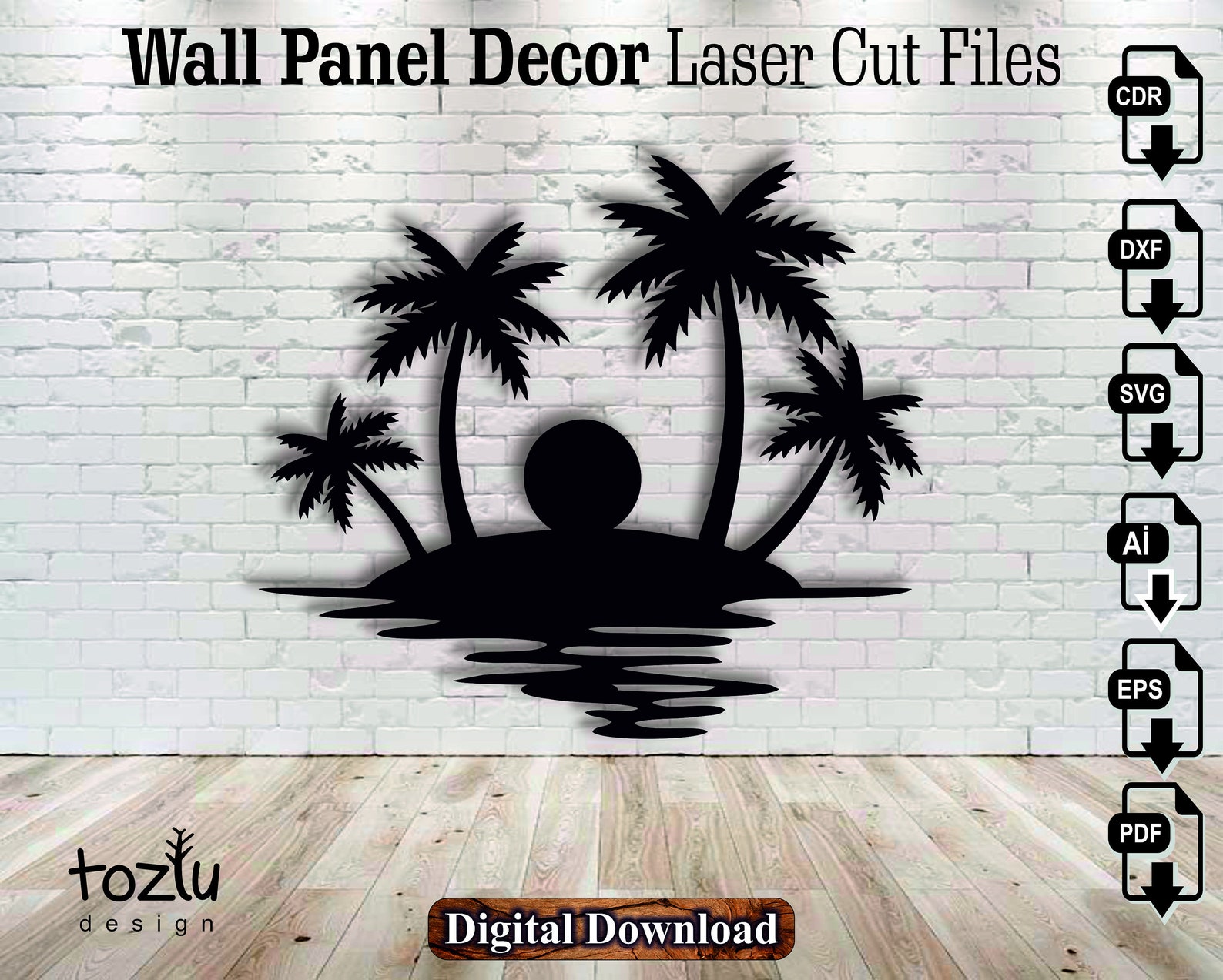 Wall Panel Svg Wall Decor Art Cnc Files SVG DXF CDR Dxf - Etsy