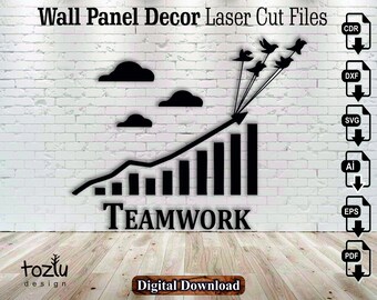 Team Work Dxf - Etsy