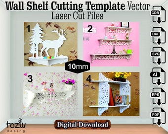 Wall Shelf Design DXF File - Etsy