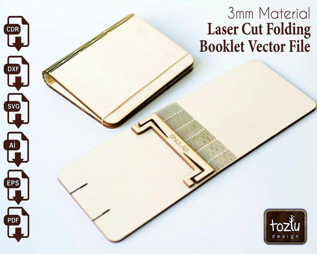 Laser Cut Folding Booklet, Booklet Box, Box Book, Box Flexies Bending ...