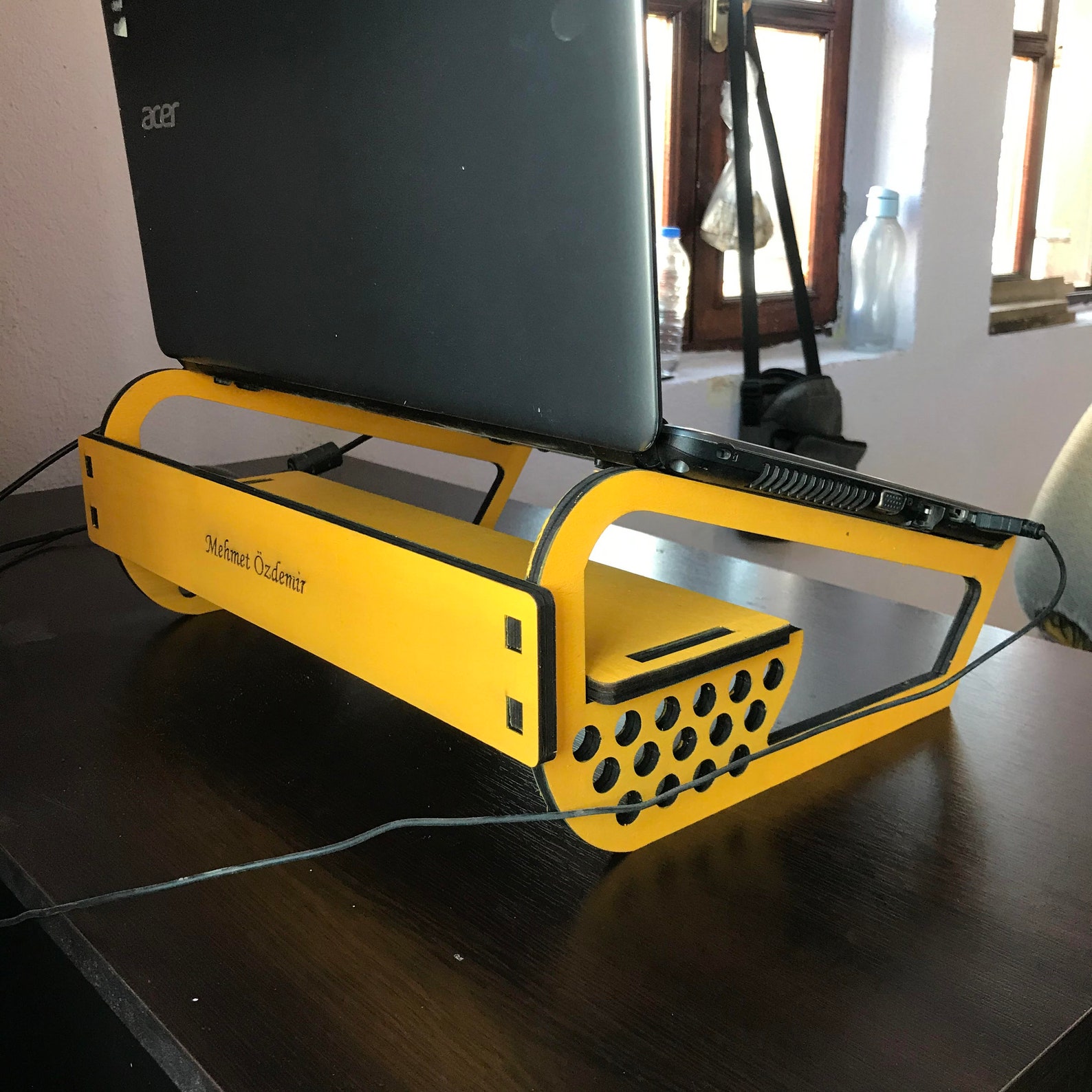 Wooden Laptop Stand Laser Cut Vector File Svg Dxf Cdr 8mm - Etsy