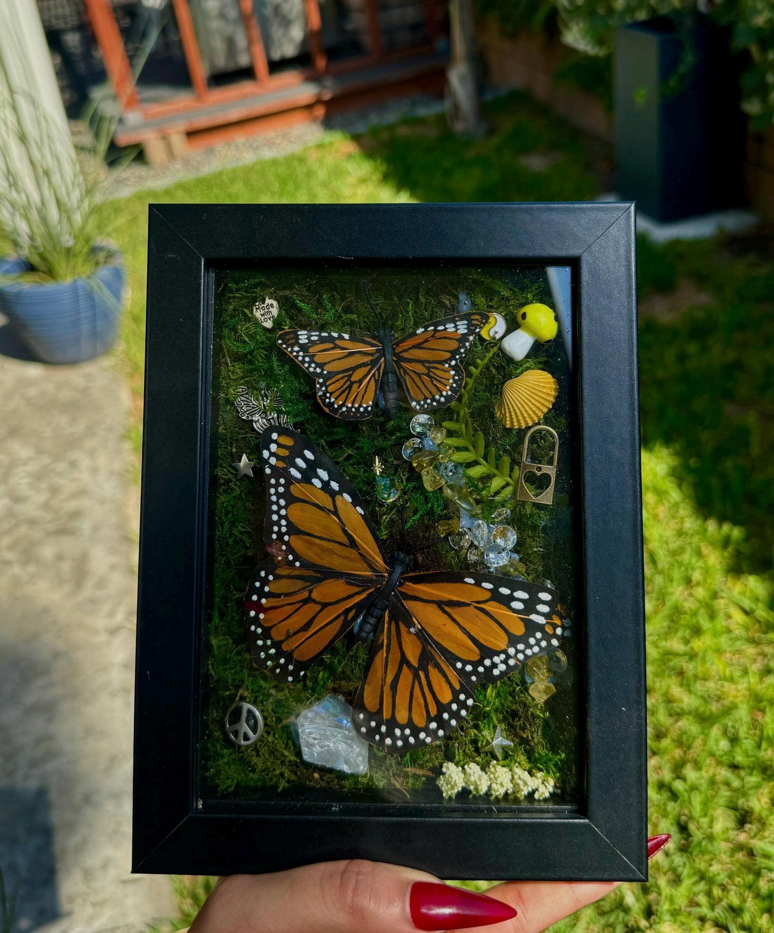 Moonlit Butterfly Shadow Box - Etsy