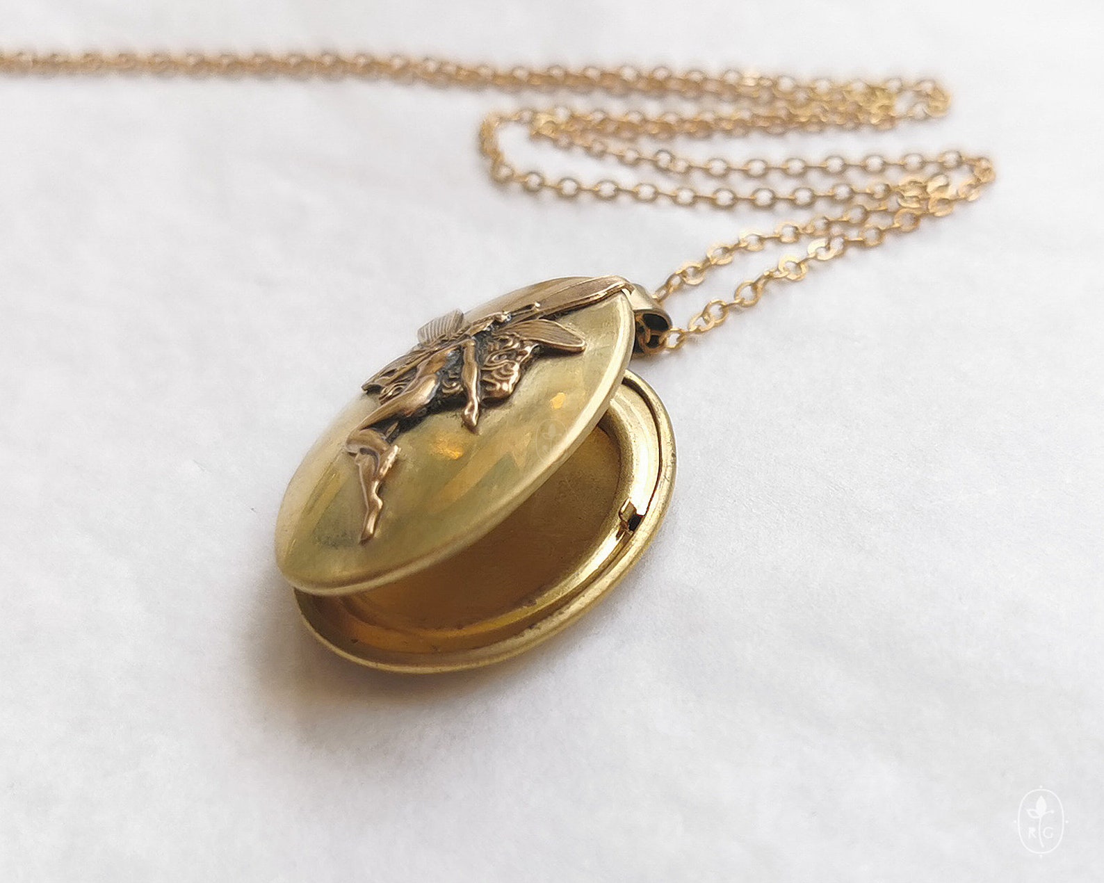 Fairy Locket Fairy Necklace Fantasy Necklace Vintage Style - Etsy