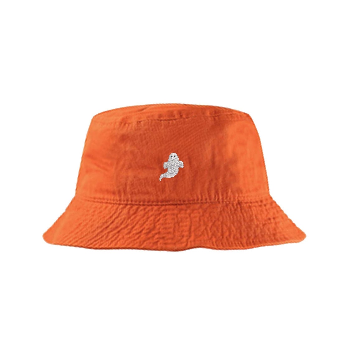 Hand Embroidered Ghost Bucket Hat | Customizable Halloween Cap - Etsy