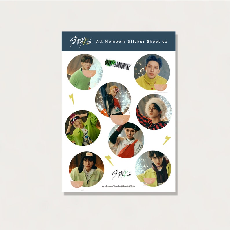 Stray Kids Sticker Sheet Oddinary Maniac Ordinary Skz 2022 | Etsy