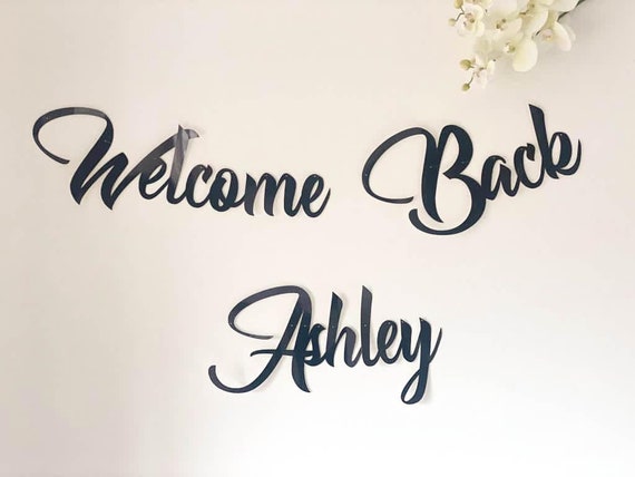 Personalised Welcome Back Banner Decoration. Custom Banner in | Etsy UK