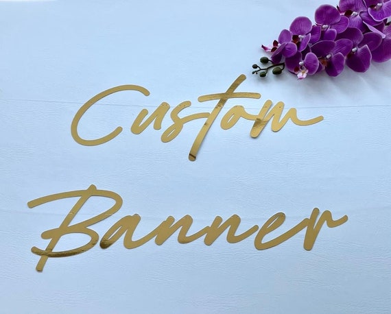 Custom Banner for Any Occasion. Personalised Birthday - Etsy