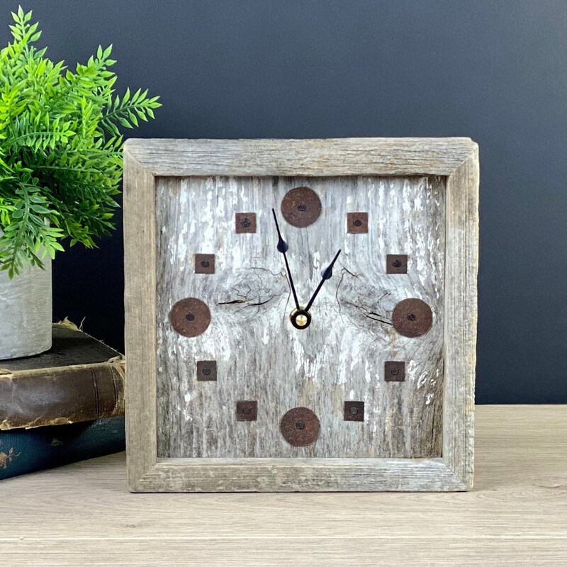 Large Wall Clock Farmhouse - Etsy