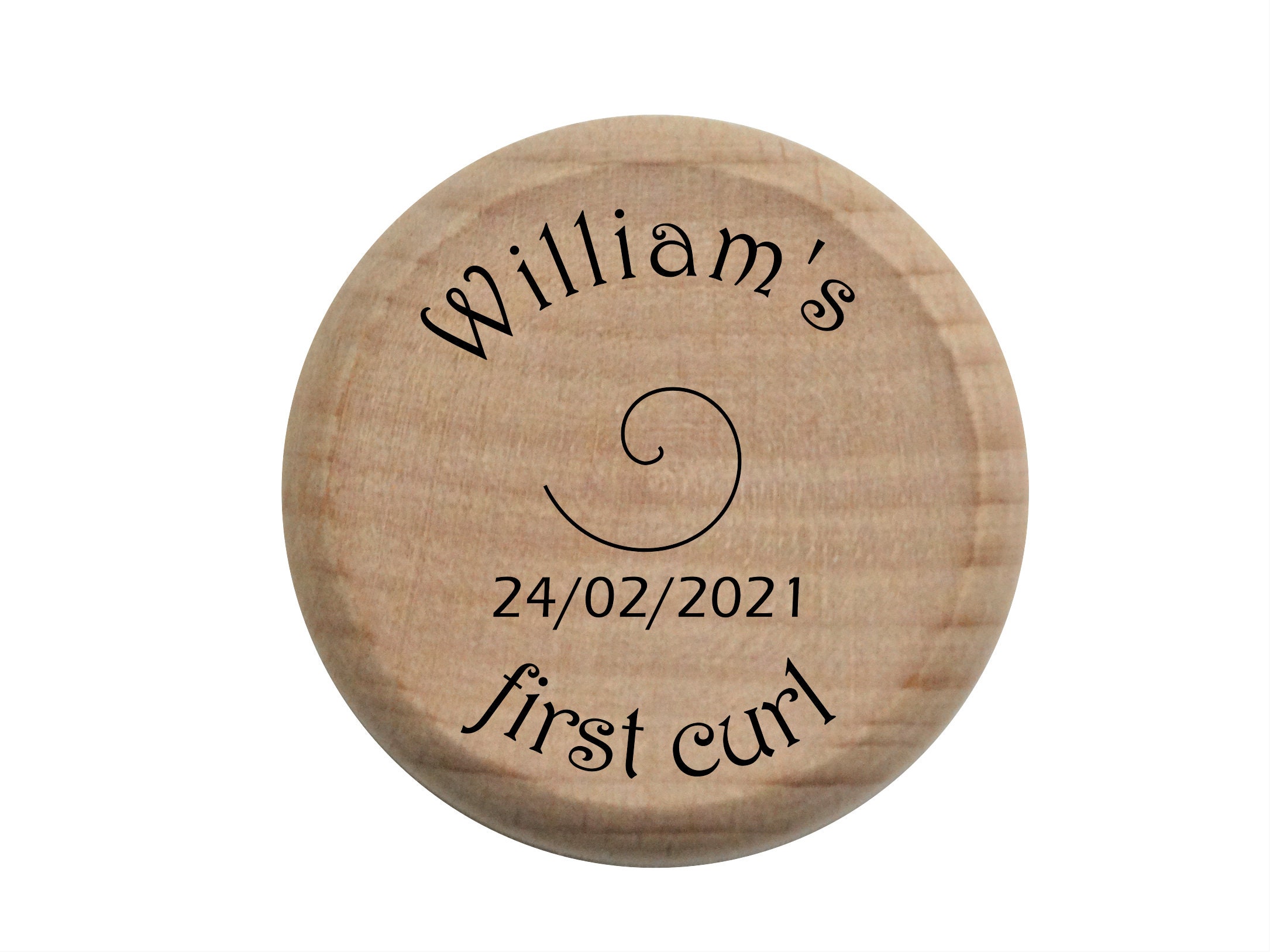 Baby's First Curl Box Solid Wood Box for Their First - Etsy Australia