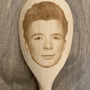 Personalised Face Engraved Wooden Spoon, Funny Custom Photo Gift ...