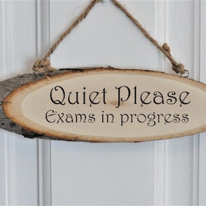 Classroom/ School Signs- Personalised Log Slice Hanging Door Plaques ...