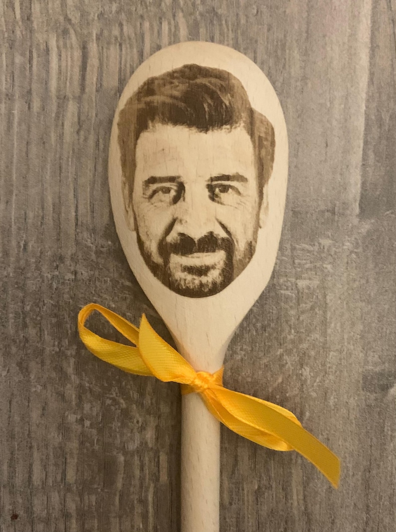 Personalised Face Engraved Wooden Spoon, Funny Custom Photo Gift ...