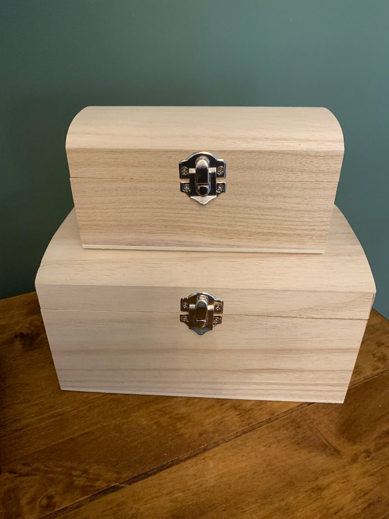 Personalised Wooden Jewellery/jewelry Box- Engraved With a Name of Your ...