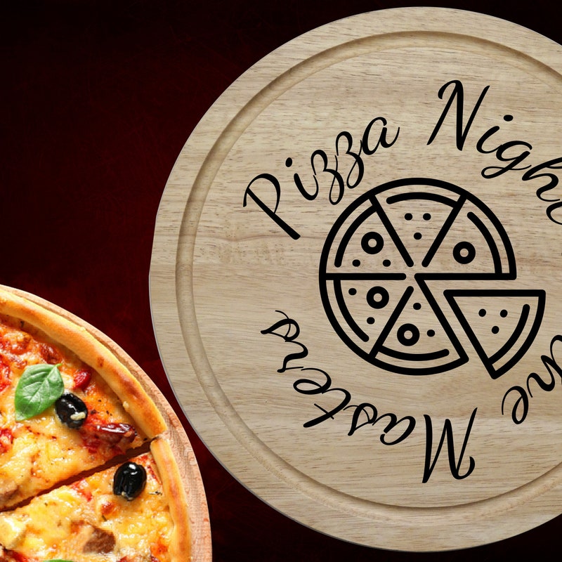 Wooden Pizza Board - Etsy