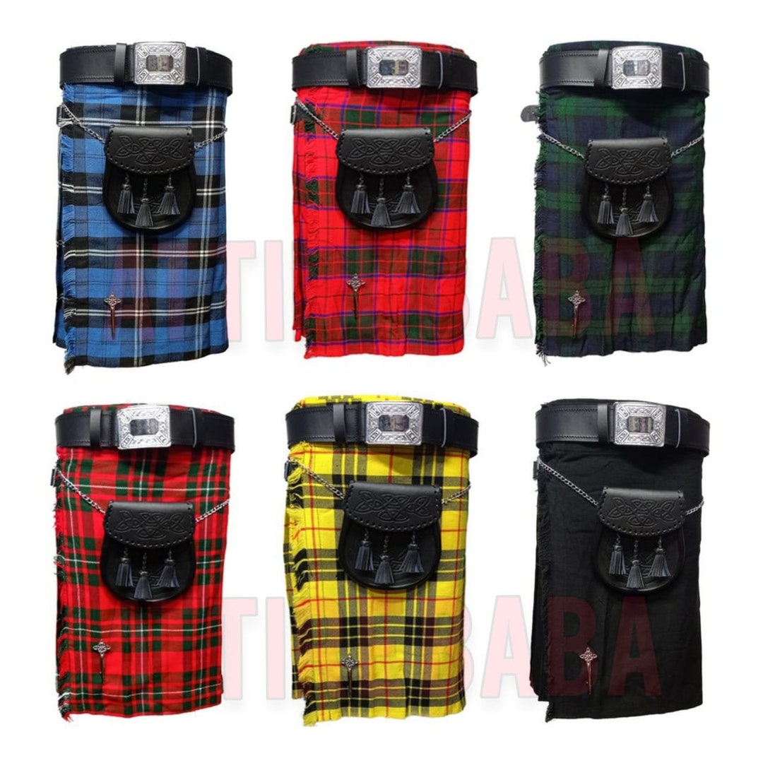 Scottish Kilt Set Wedding Kilt Outfit Kilt Deal for Men 37 - Etsy