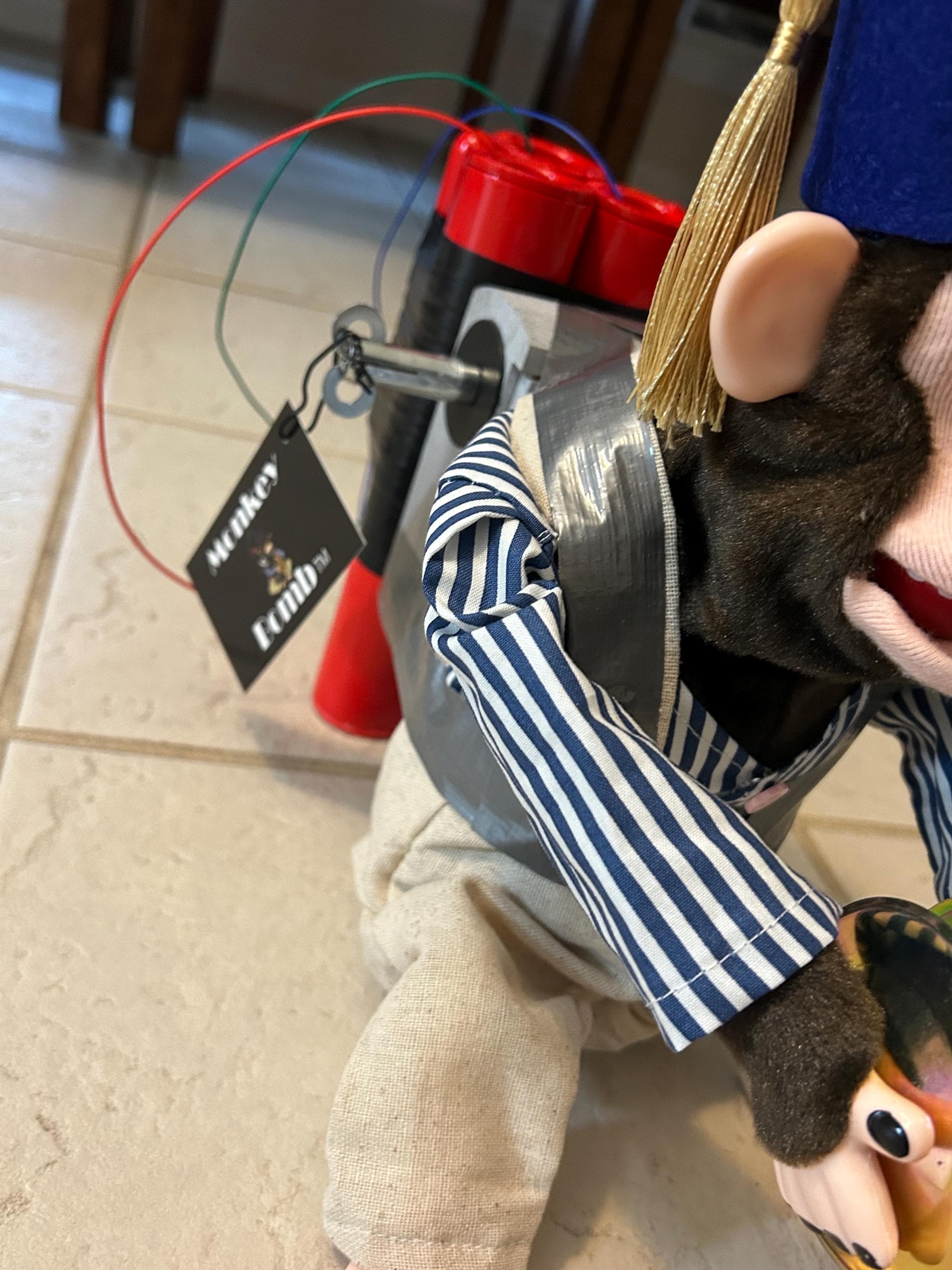 Talking Monkey Bomb® Prop Life Size Figure - Etsy
