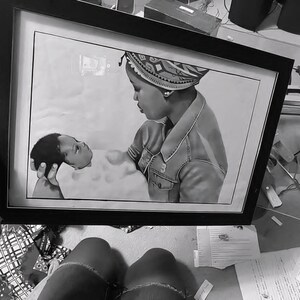 Handmade Pencil Drawn Custom Potraits - Etsy