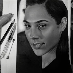 Handmade Pencil Drawn Custom Potraits - Etsy
