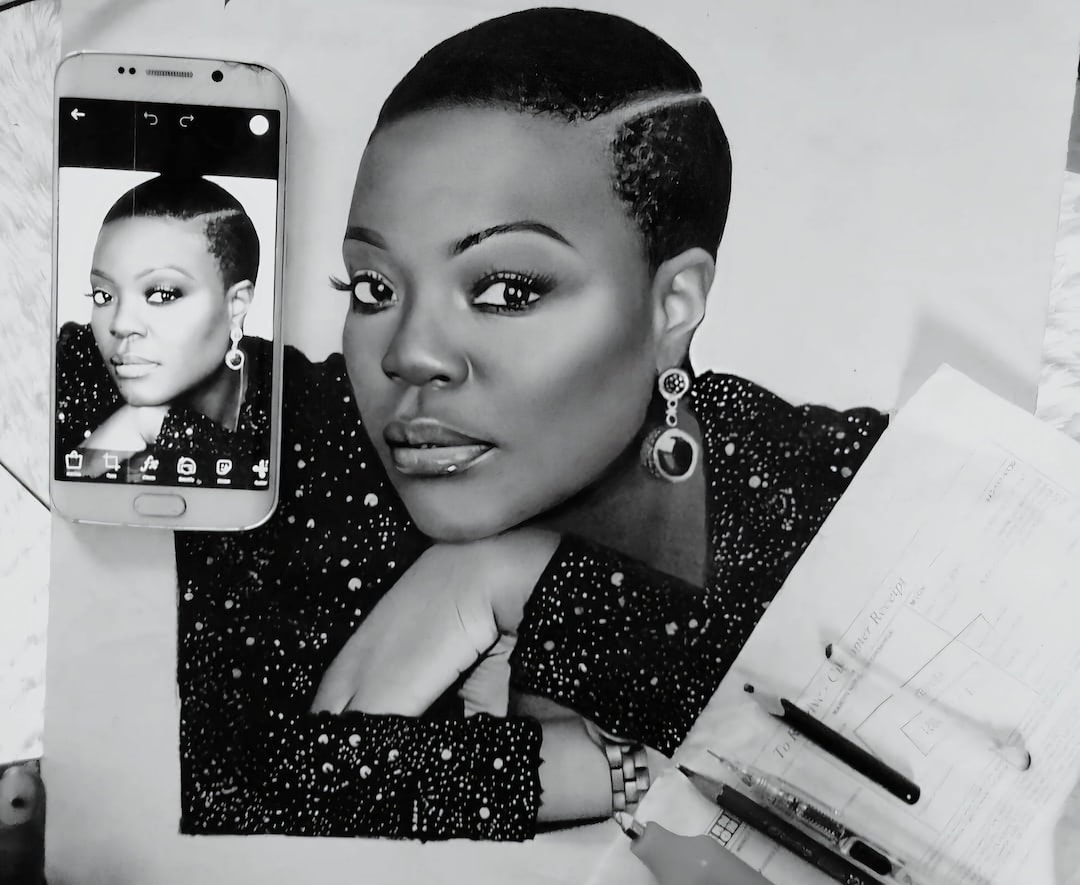 Handmade Pencil Drawn Custom Potraits - Etsy