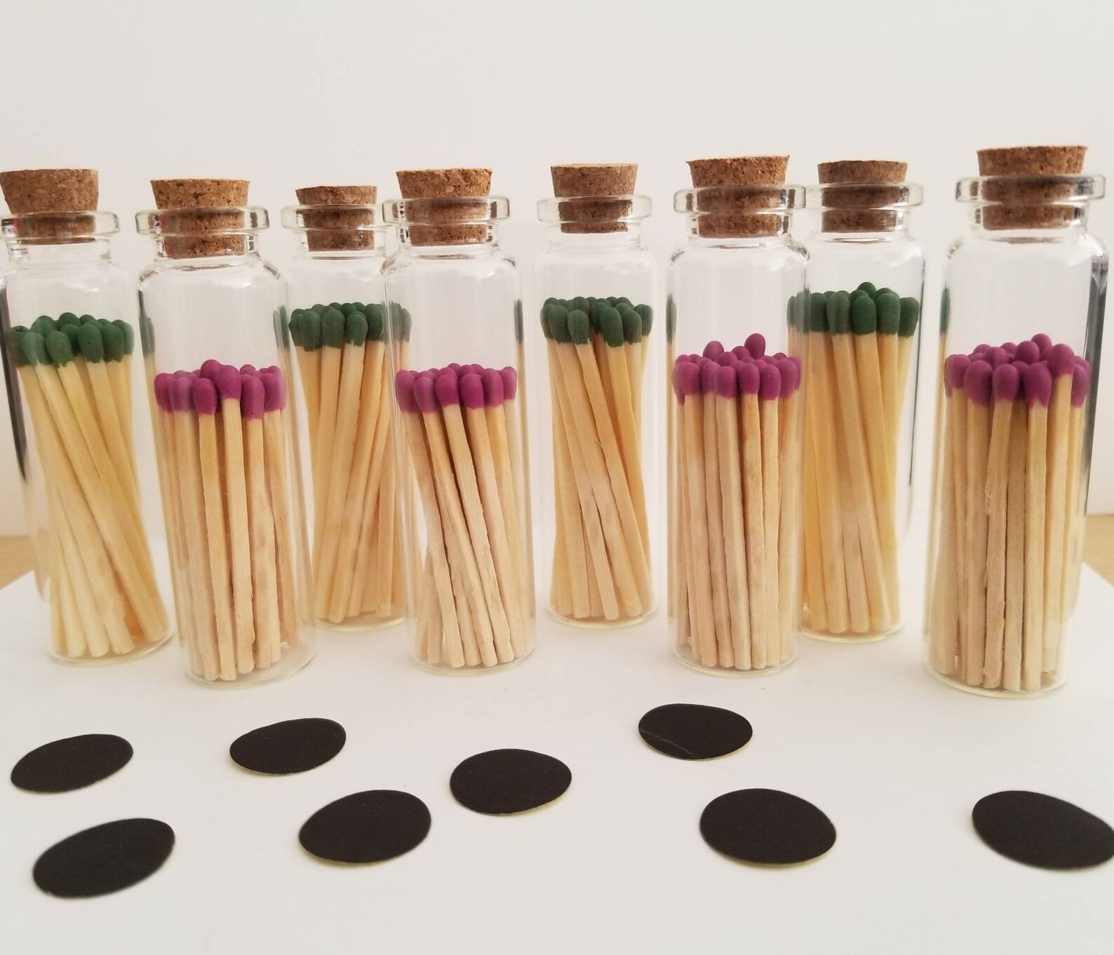 Precut Match Strike Paper Circles on Sheet 30/pack Match - Etsy