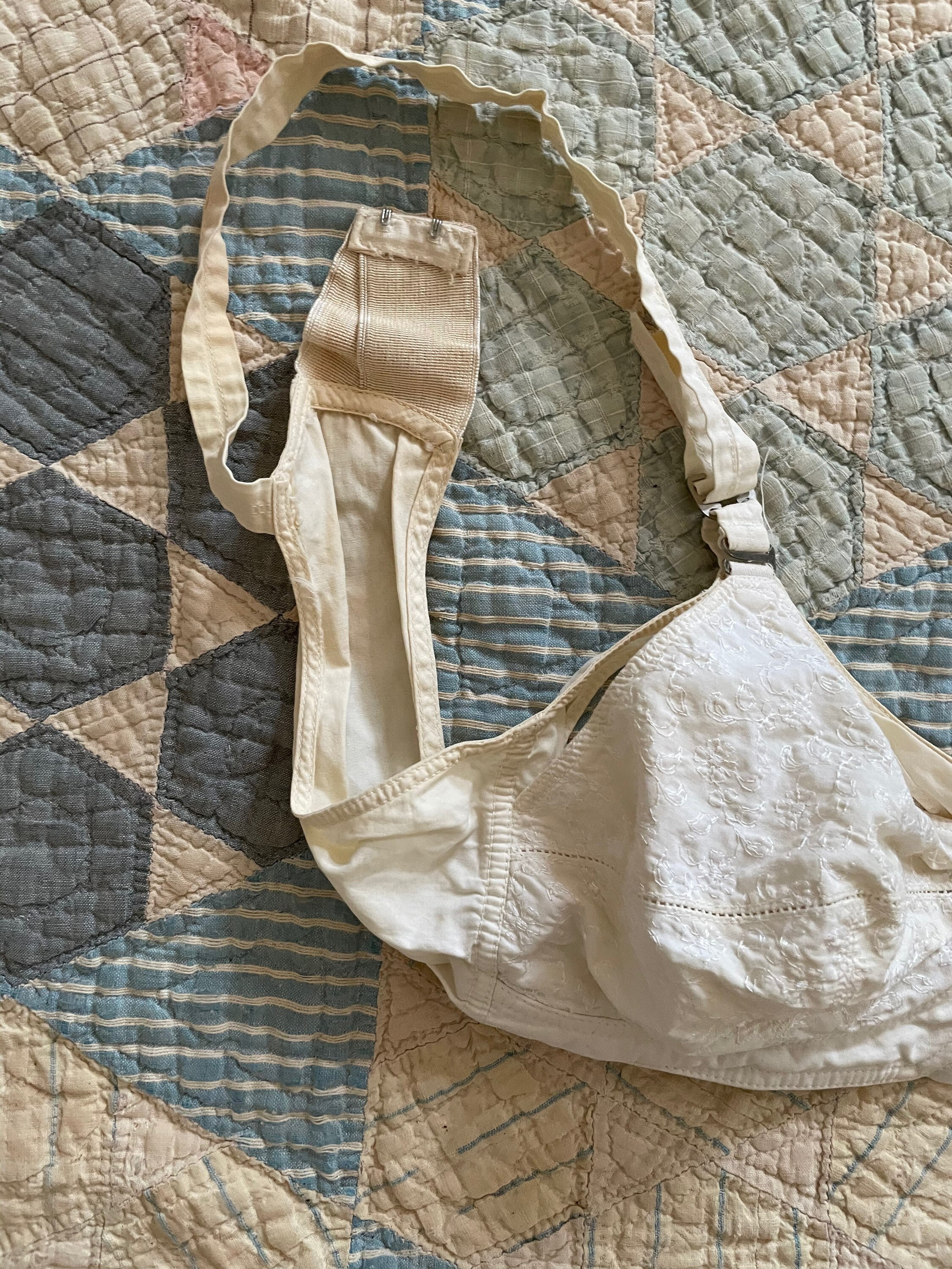 Vintage 1940s Cotton Nursing Bra Size 36B Maidenform | Etsy