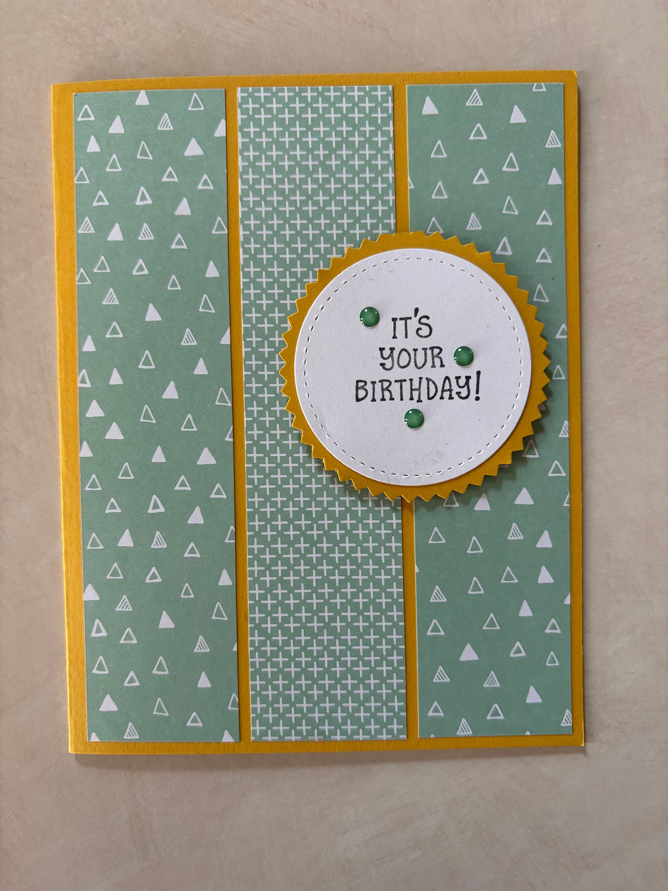Tri Panel Birthday Card - Etsy