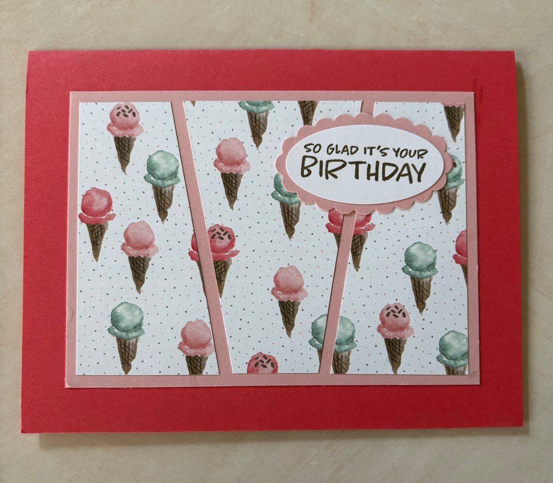 Birthday Cards With Split Panel Fronts - Etsy