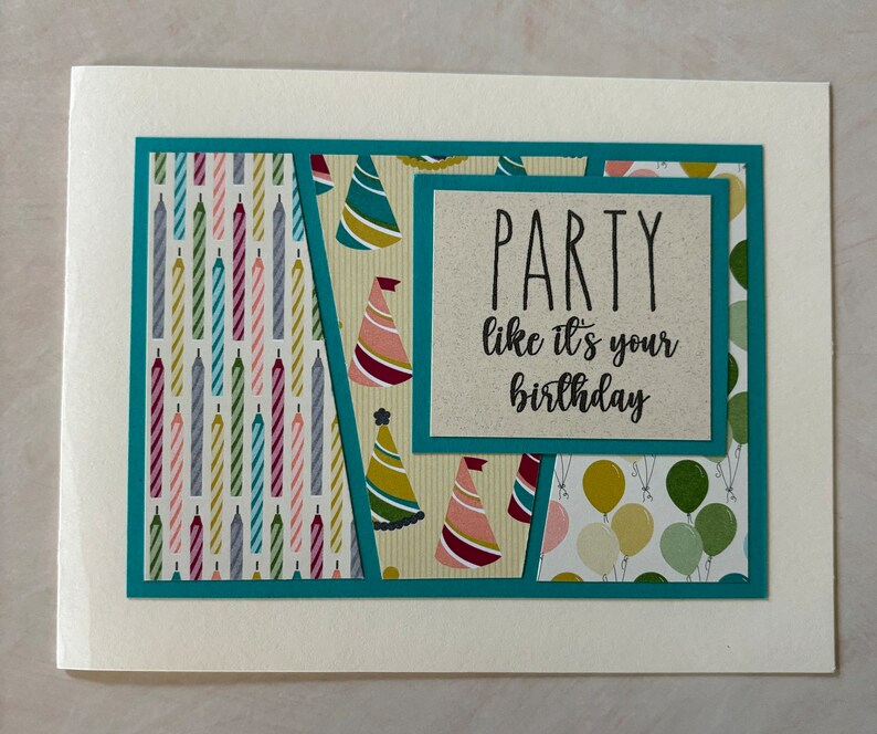 Birthday Cards With Split Panel Fronts - Etsy