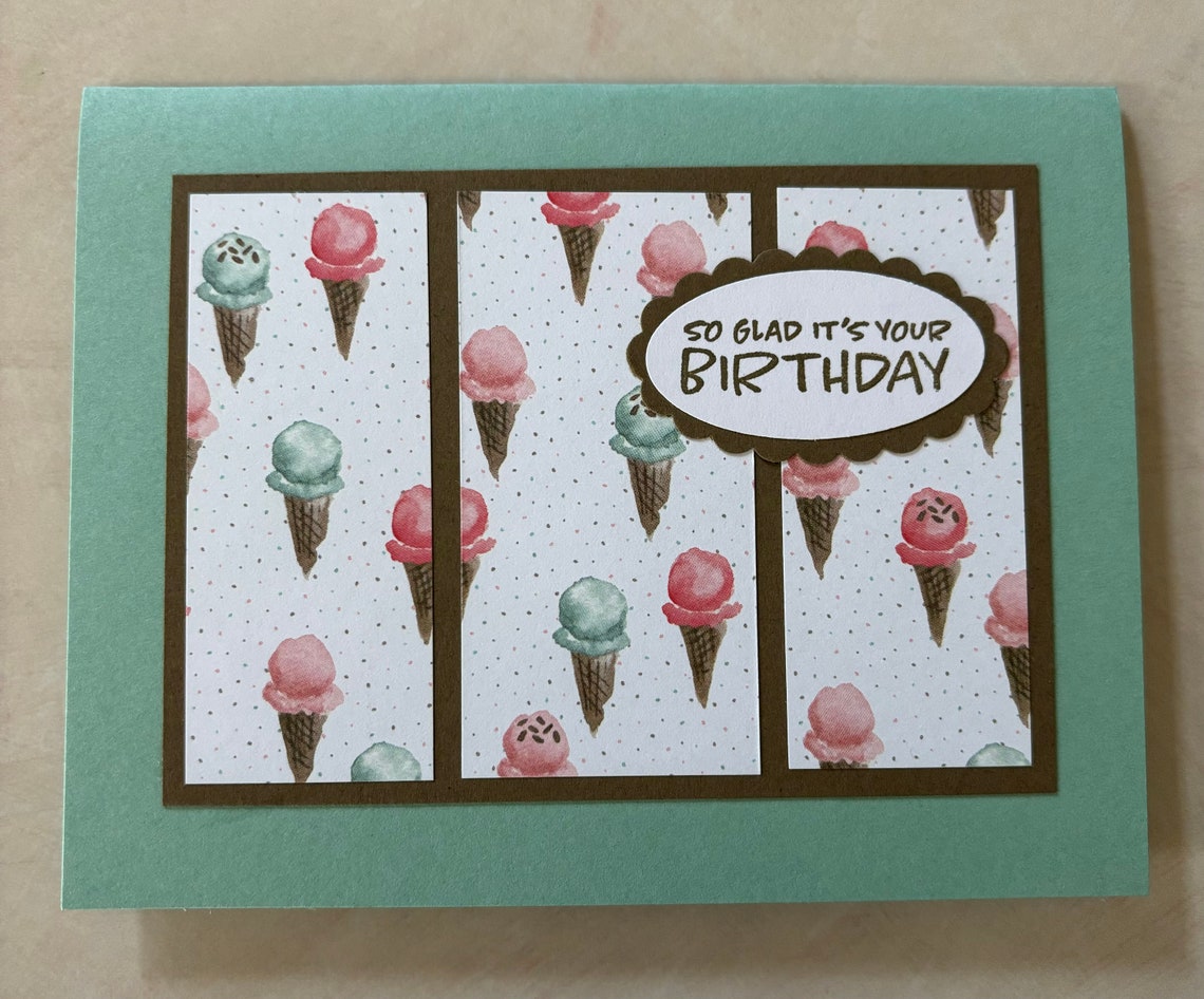 Birthday Cards With Split Panel Fronts - Etsy