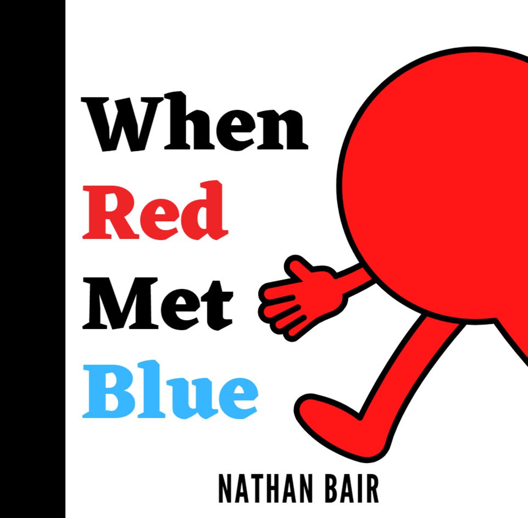 When Red Met Blue Learn About Mixing Colors A Children's Story Book - Etsy