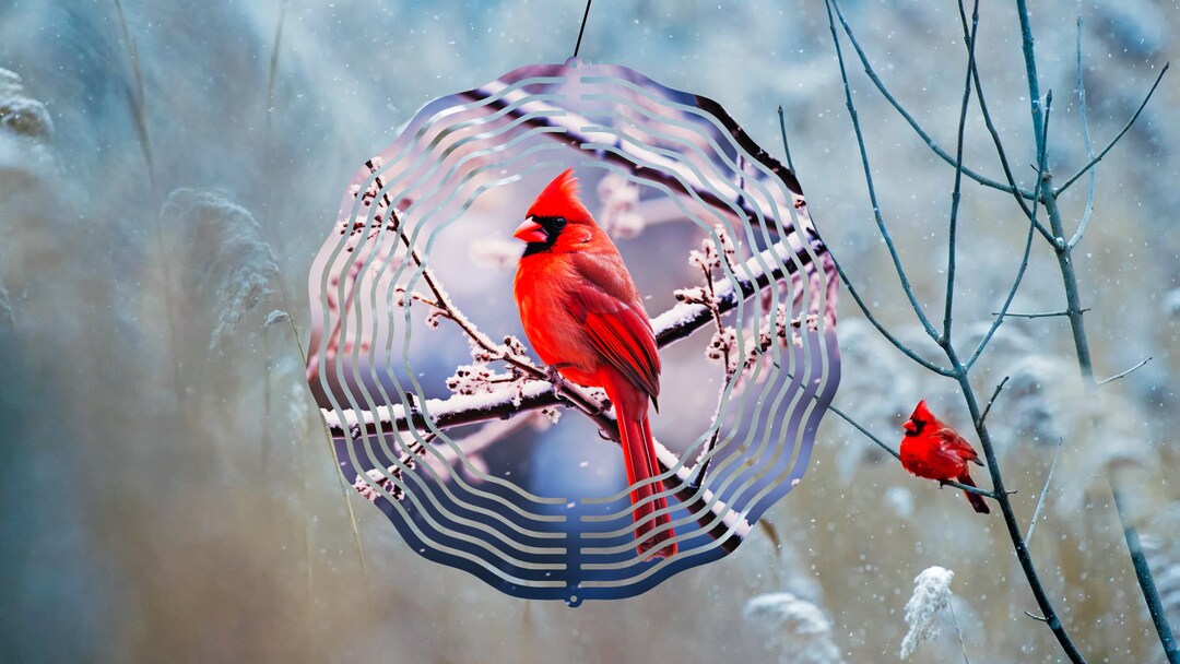 Cardinal Wind Spinner Designs, Cardinal Wind Spinner PNG, Cardinal Wind ...
