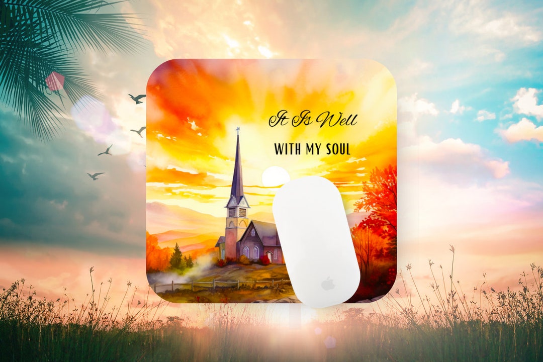 Christian Mouse Pad Design Christian PNG | Sublimation Square Round ...