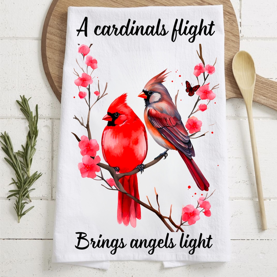 Kitchen Towel Sublimation Designs Cardinal Tea Towel Sublimation ...