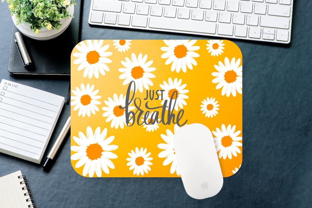 Mouse Pad PNG Just Breathe| Mouse Pad Sublimation Square | Just Breathe ...