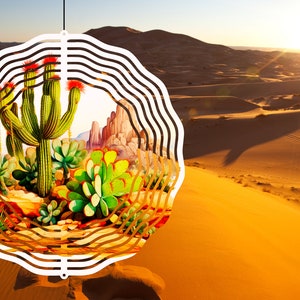 Wind Spinner Sublimation Designs | Desert Wind Spinner Sublimation ...