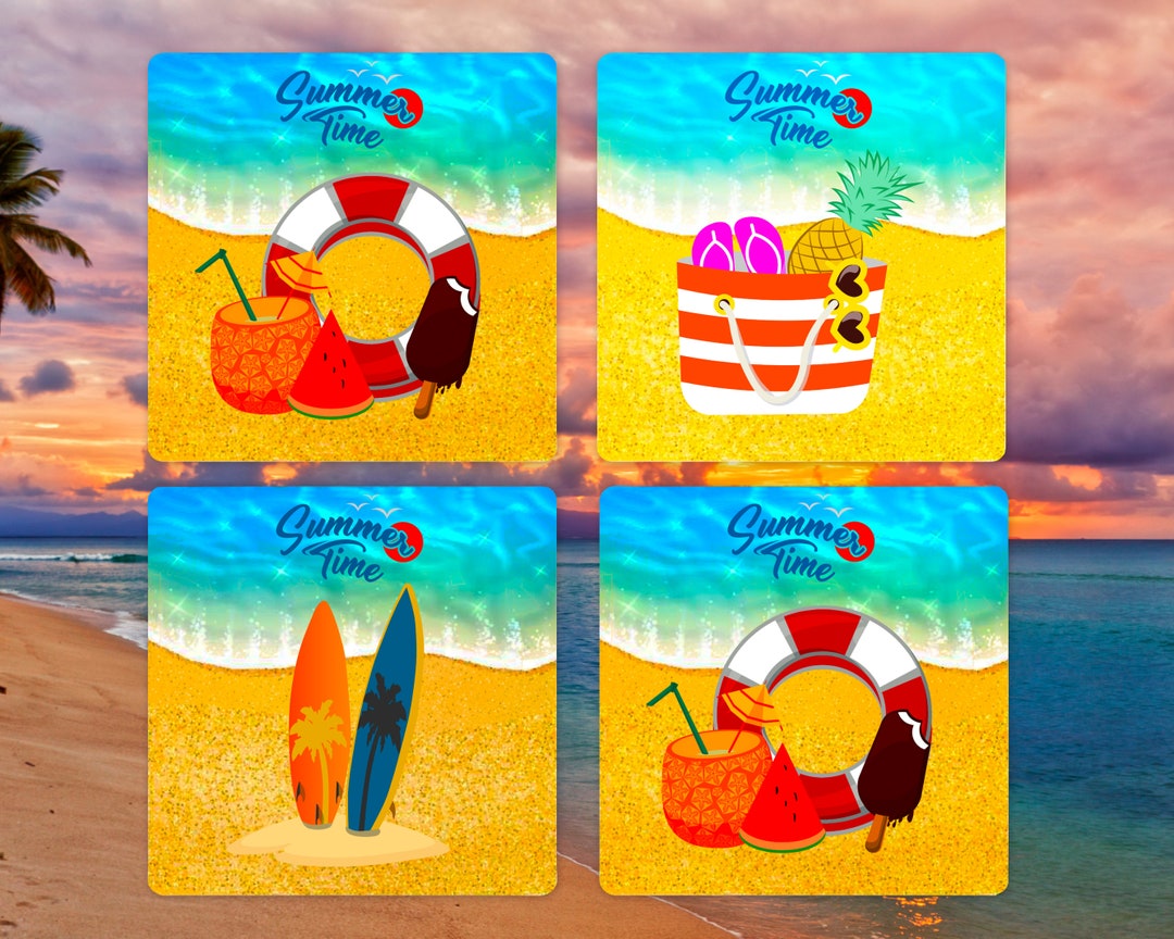 Lake Life Coasters PNG | Beach Life Coaster Png | Lake House Coasters ...