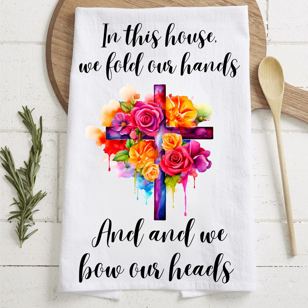 Christian Kitchen Towel PNG Sublimation, Christian Kitchen Towel ...