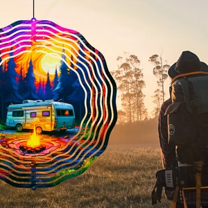 Wind Spinner Sublimation Designs | Camping Spinner Art | RV Camping ...