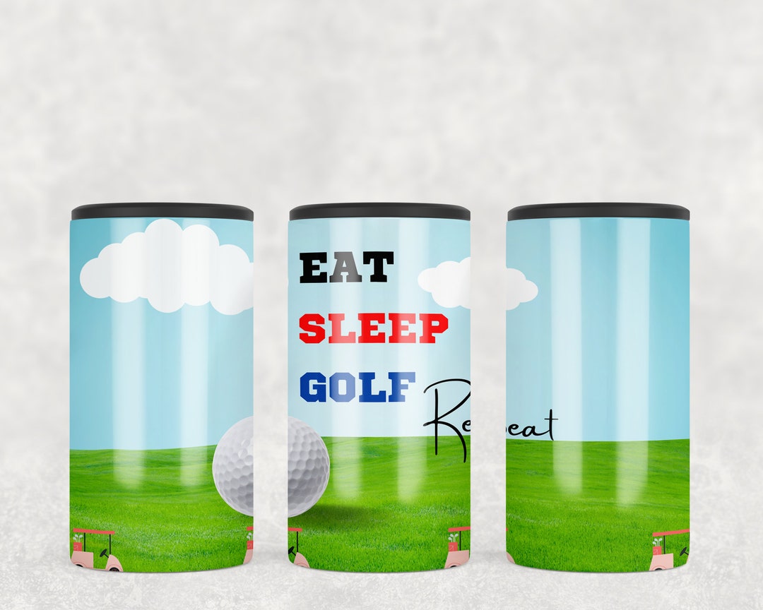 4 in 1 Can Cooler Golf Sublimation File | Eat Sleep Golf Can Cooler ...