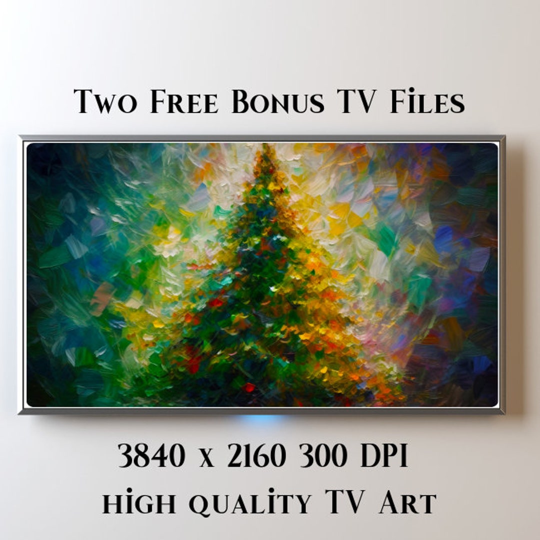 Christmas Tree Frame TV Art | Christmas Tree Frameart, Christmas ...