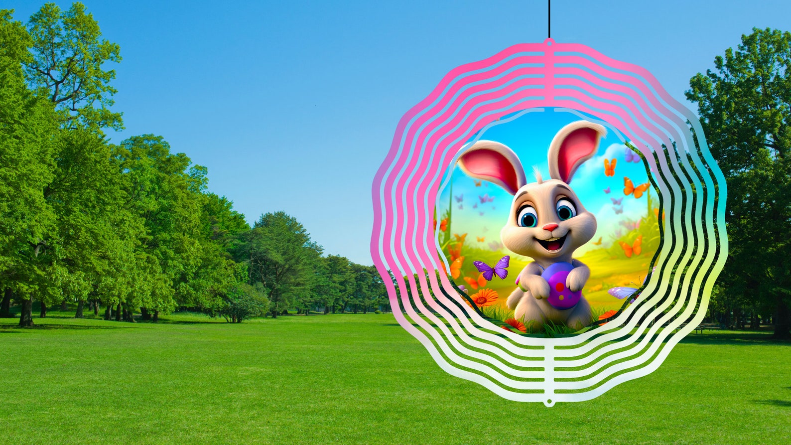 Easter Wind Spinner PNG, Easter Yard Spinner Sublimation Design, Easter ...
