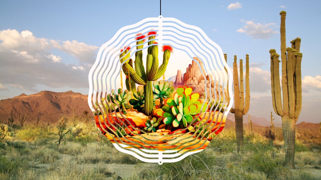 Wind Spinner Sublimation Designs | Desert Wind Spinner Sublimation ...