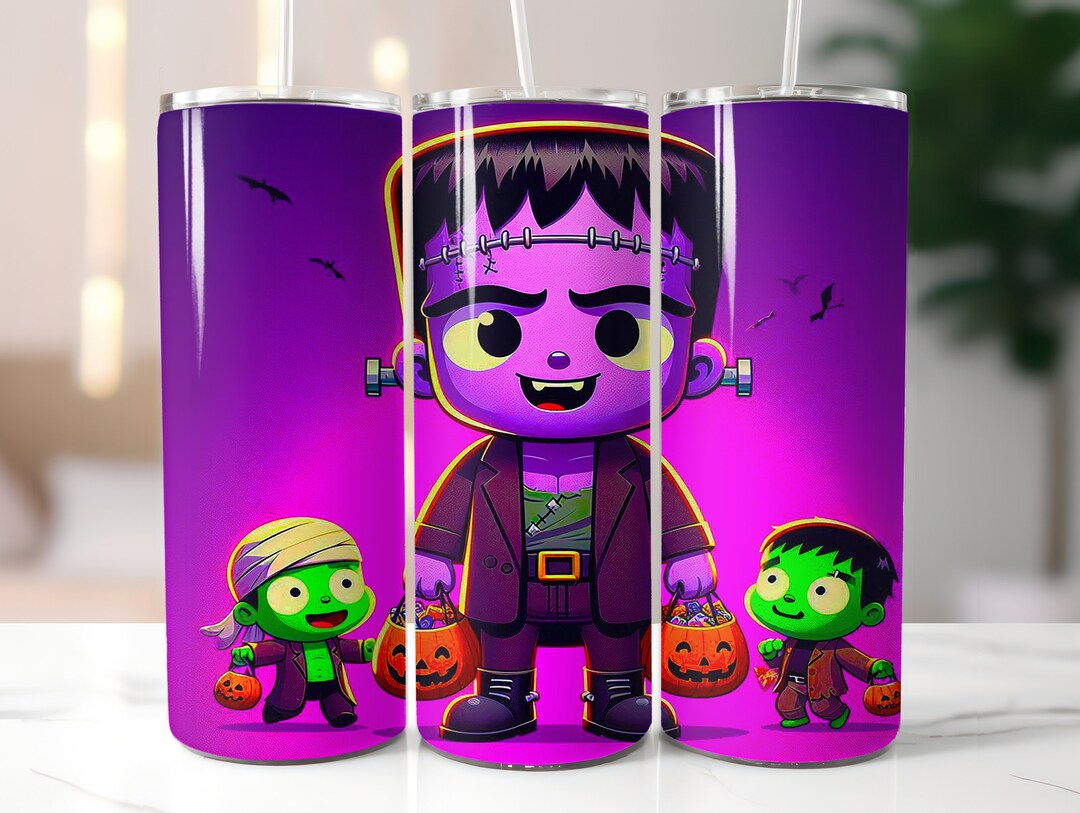 Halloween Tumbler Wrap: Frankenstein Halloween Tumbler Wrap ...