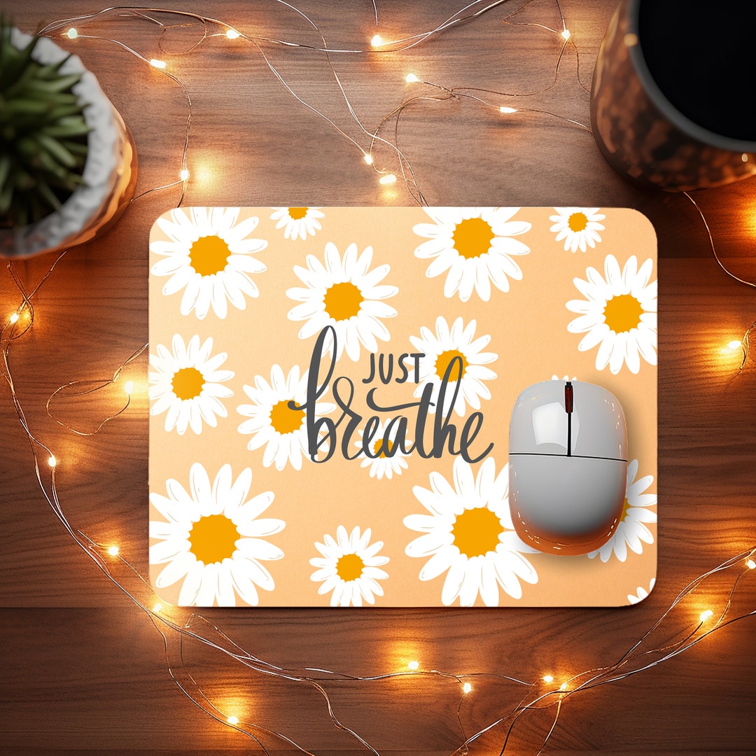 Mouse Pad PNG Just Breathe Mouse Pad Sublimation Square - Etsy