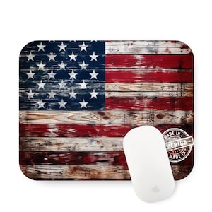 Mouse Pad PNG American Flag | Mouse Pad Sublimation Square Round ...