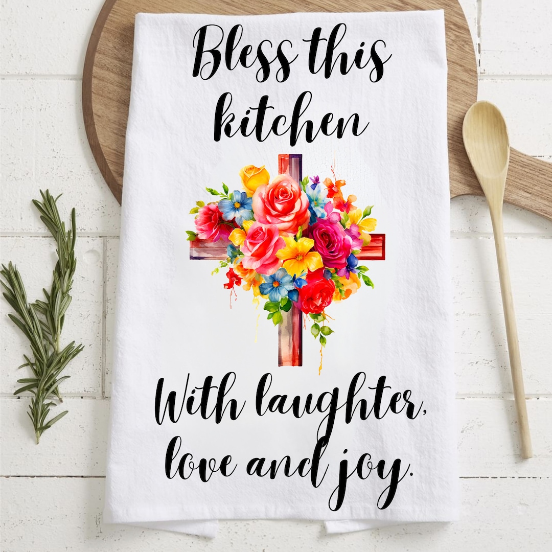 Christian Kitchen Towel PNG Sublimation, Christian Kitchen Towel ...