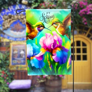 Spring Garden Flag PNG | Spring Yard Flag Png | Spring Sublimation ...