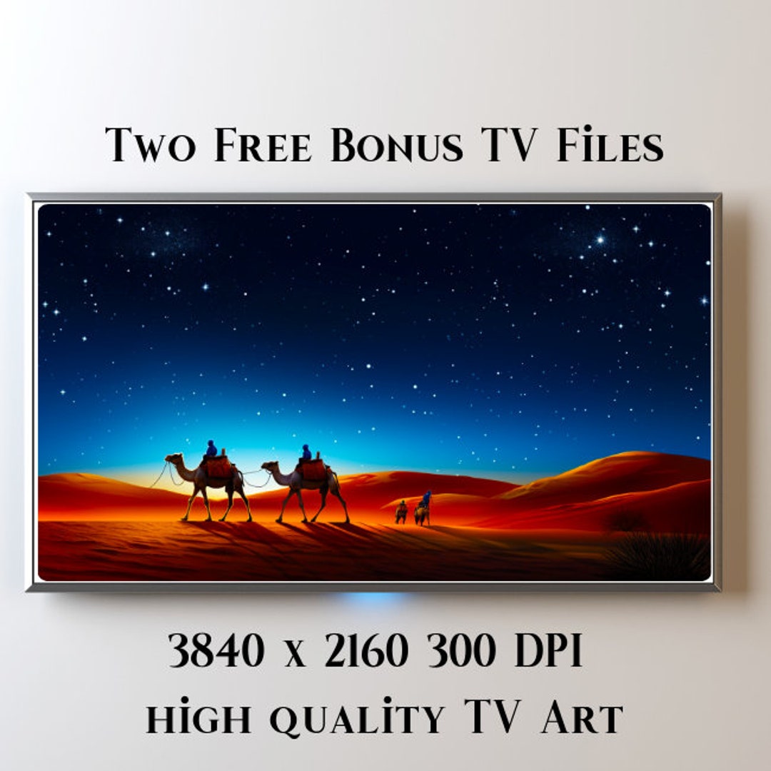 Christmas Nativity Scene Frame TV Art | Nativity Frame Art Christmas ...