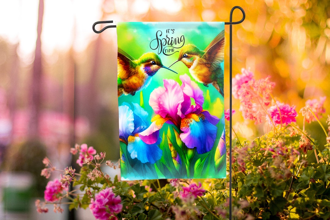 Spring Garden Flag PNG | Spring Yard Flag Png | Spring Sublimation ...