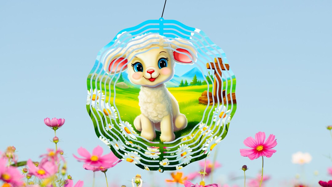 Easter Wind Spinner PNG, Easter Yard Spinner Sublimation Design, Easter ...